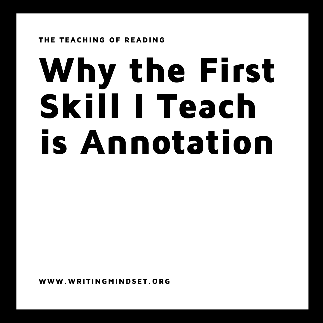 Teaching Blog Posts — WRITING MINDSET