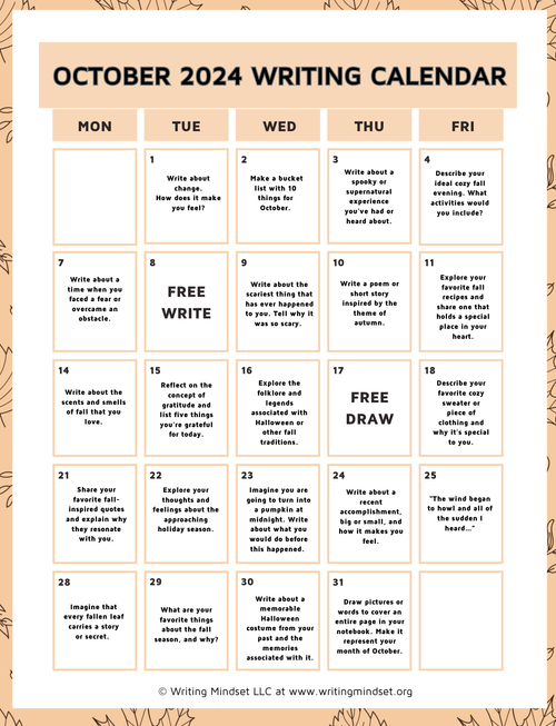 Free Downloads — WRITING MINDSET