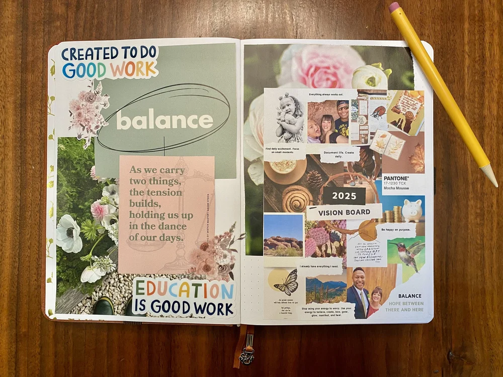 Create a Vision Board in Any Notebook — WRITING MINDSET