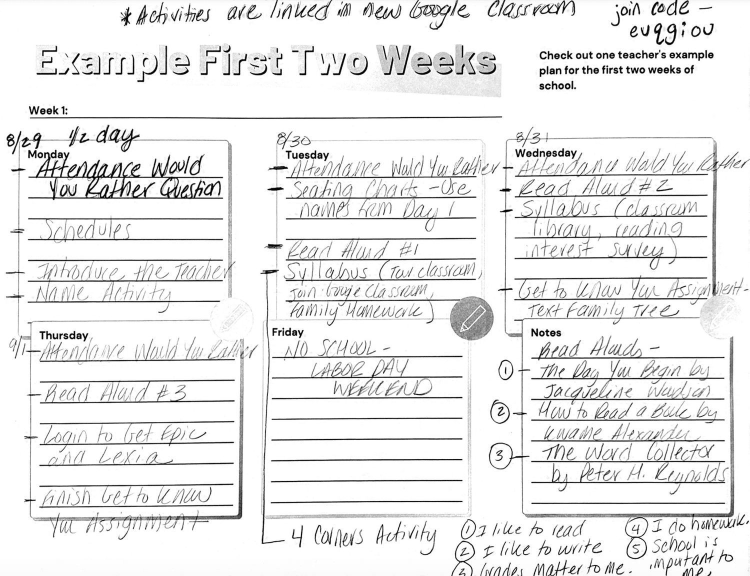 The Grab and Go Back-to-School Planning Guide — WRITING MINDSET