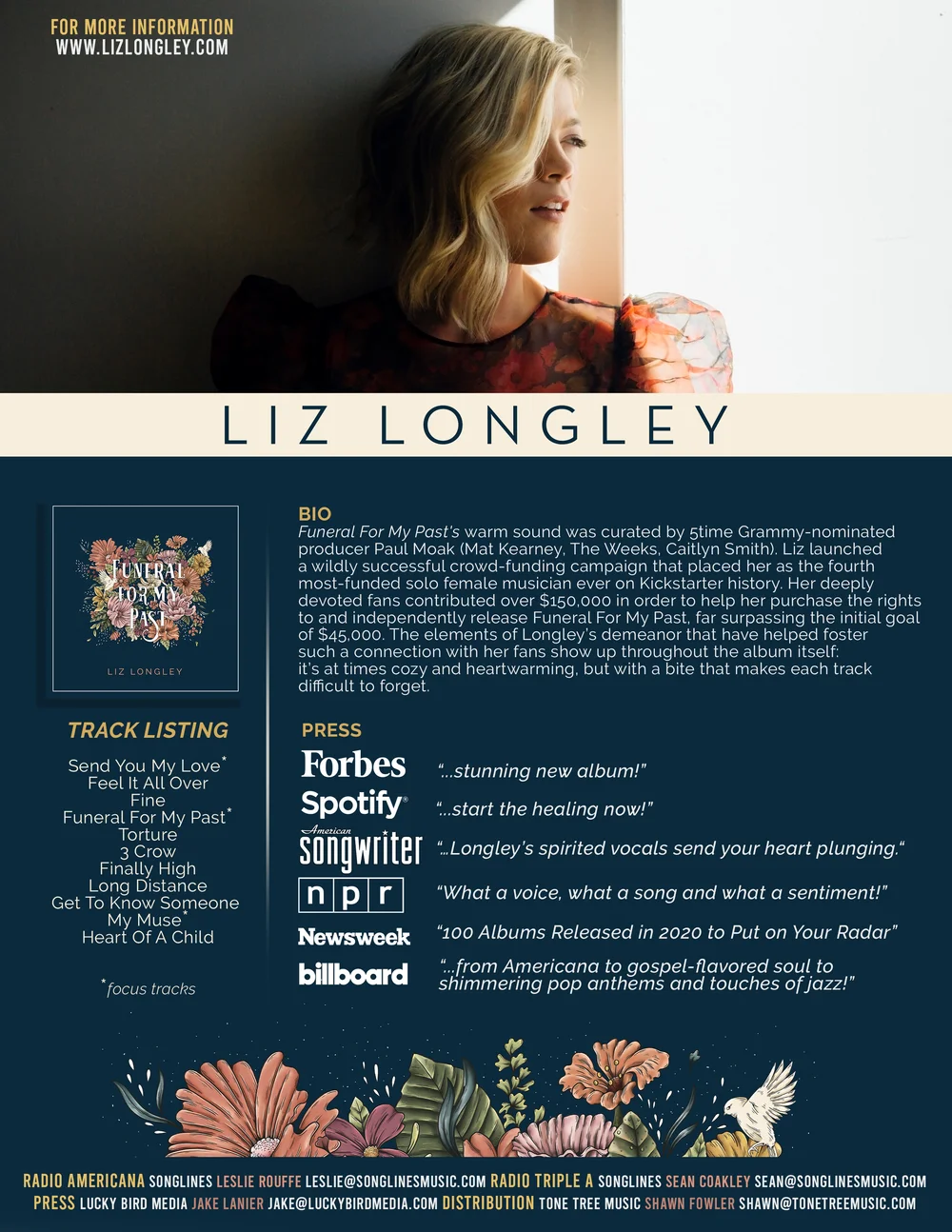 ONE SHEET — Liz Longley