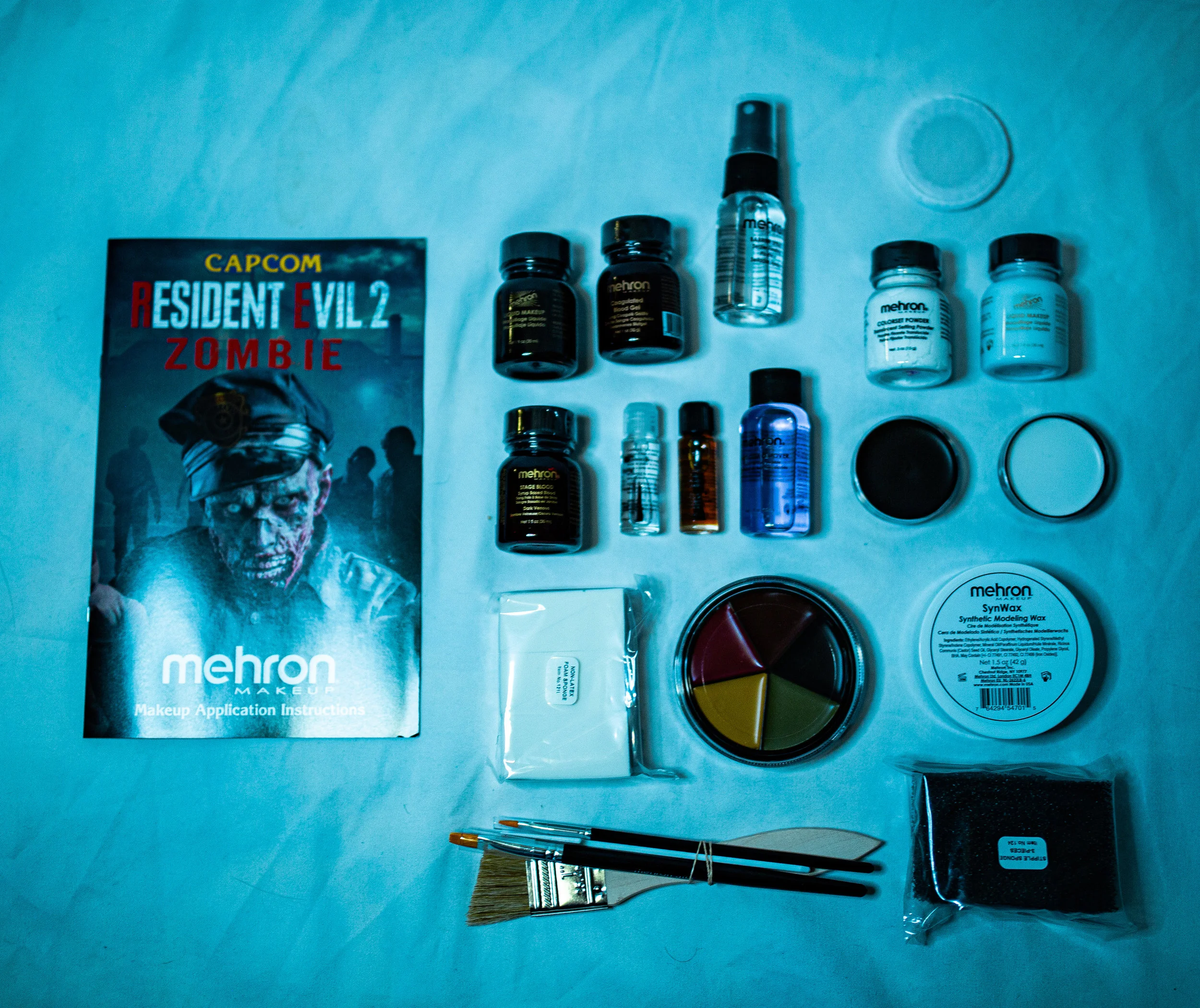 Zombie Special Effects Makeup Tutorial ft. Mehron Makeup — Cosplay ...