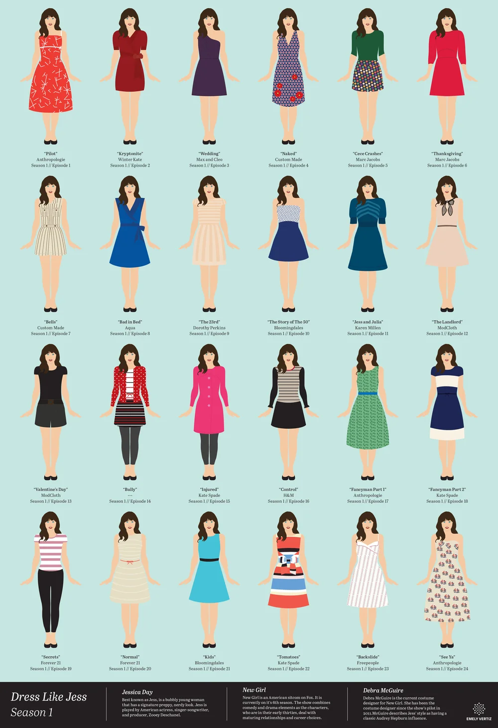 New Girl Jess Costume