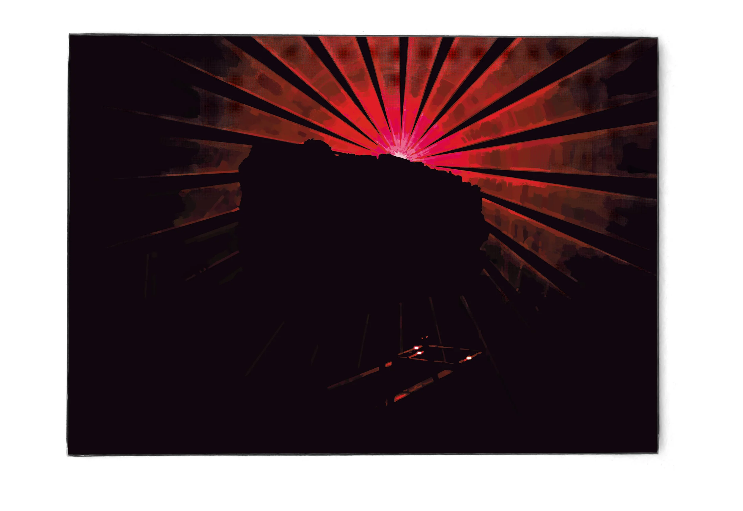 Laser Drawing 8 — Simon Van Parys