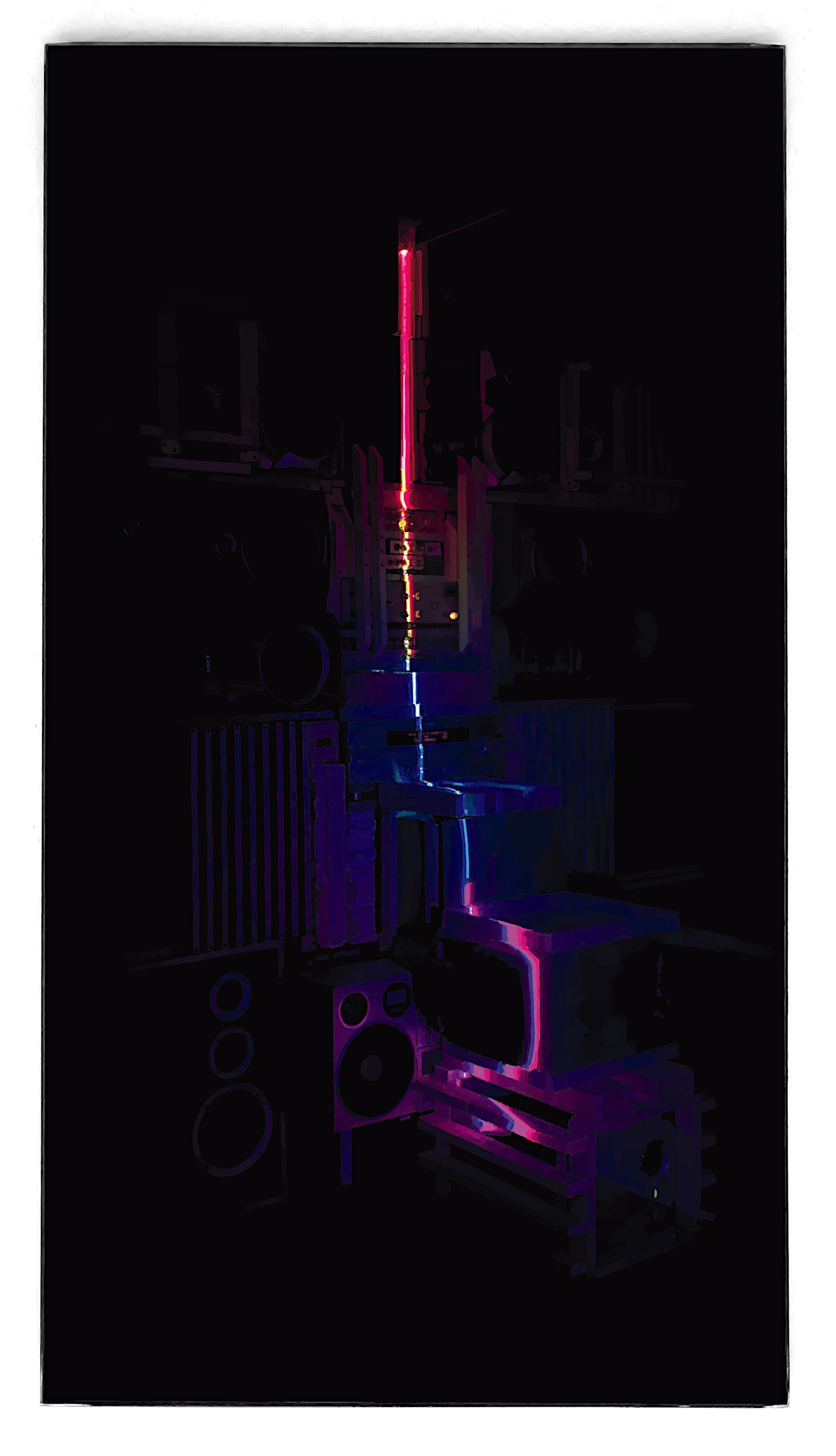 Laser Drawing 11 — Simon Van Parys