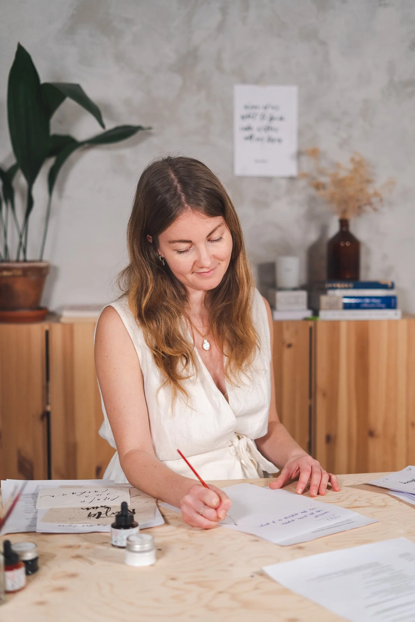 Sivellintekstaus — Kalligrafiastudio