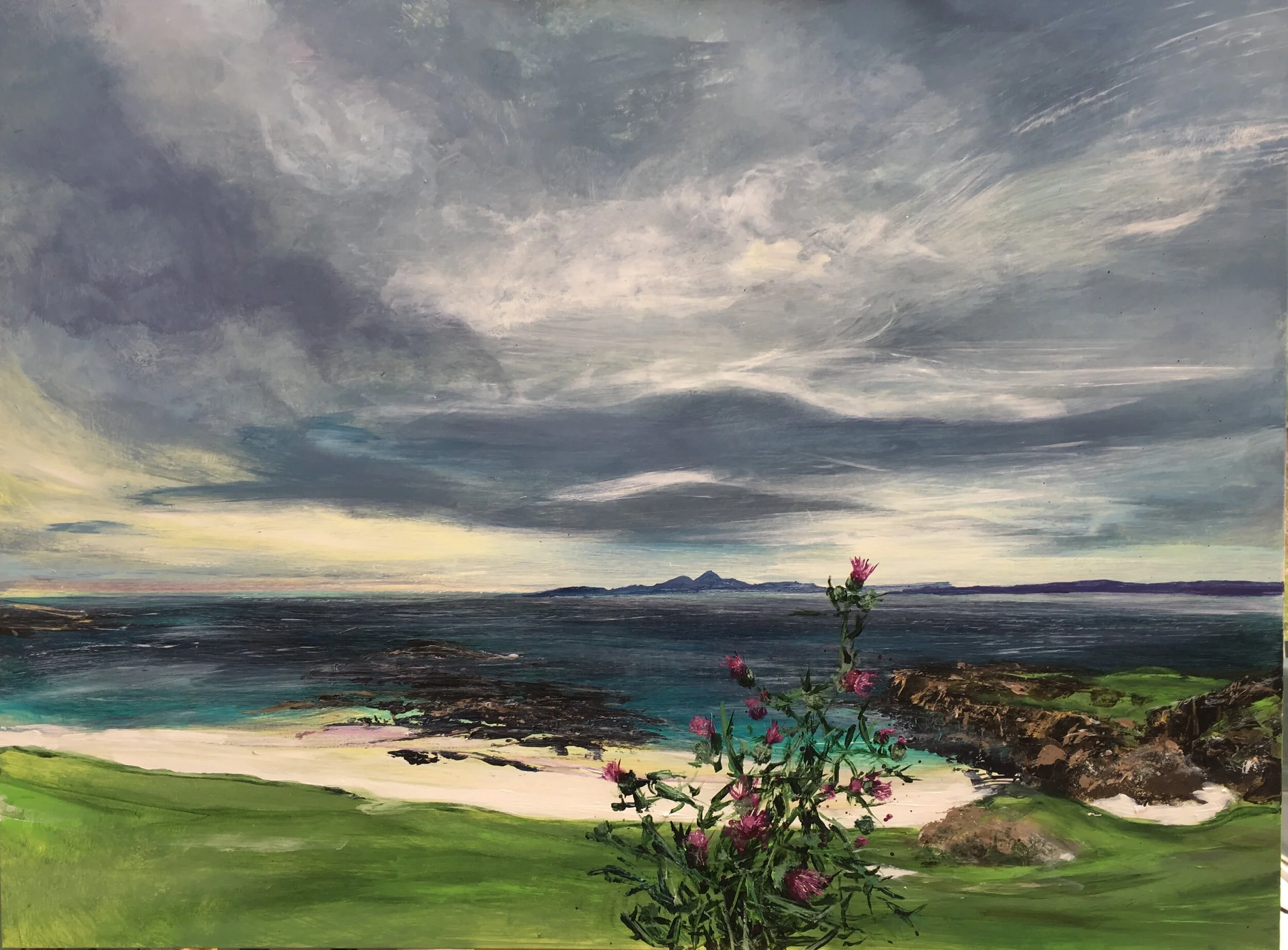 View to Rum -Port Na Ba — Graham Bruce Richards