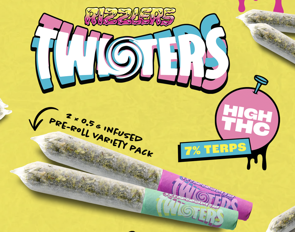 Rizzlers Twisters Infused Pre-Rolls Review - Motif Labs — Highbrow Taste