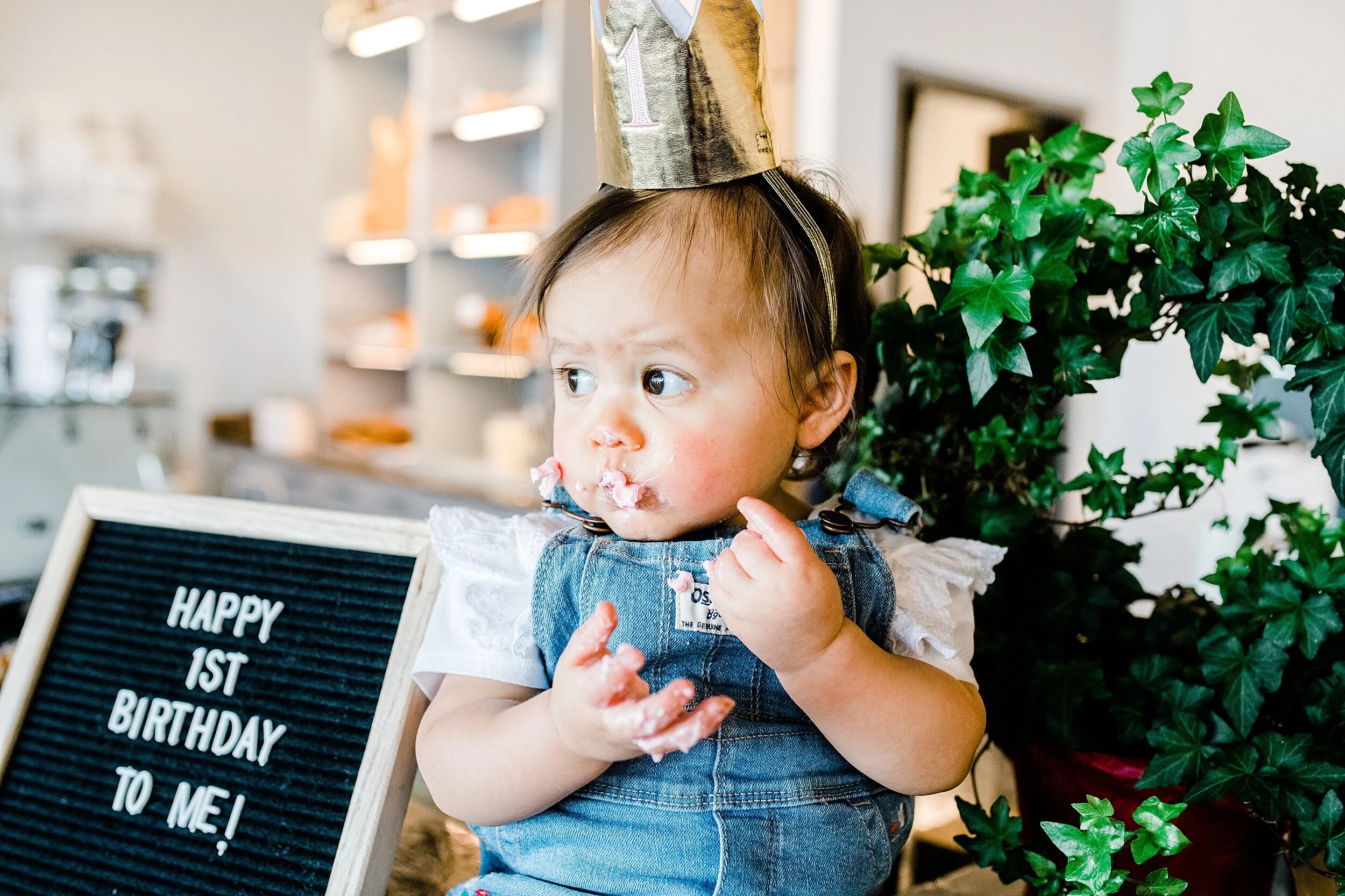 Gemma's Cake Smash at Craft Bakery — Pensacola Photographer | Natalie ...