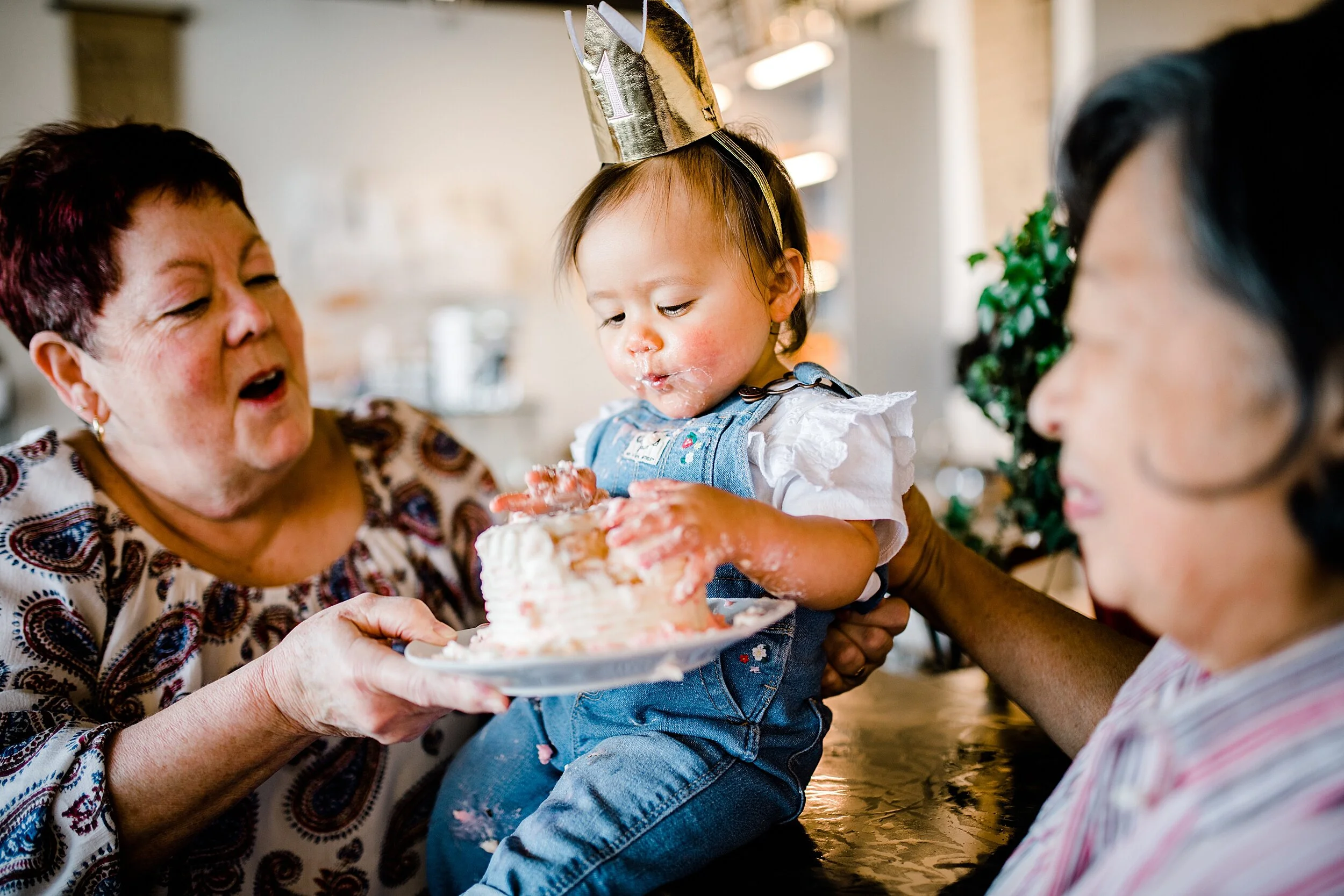 Gemma's Cake Smash at Craft Bakery — Pensacola Photographer | Natalie ...