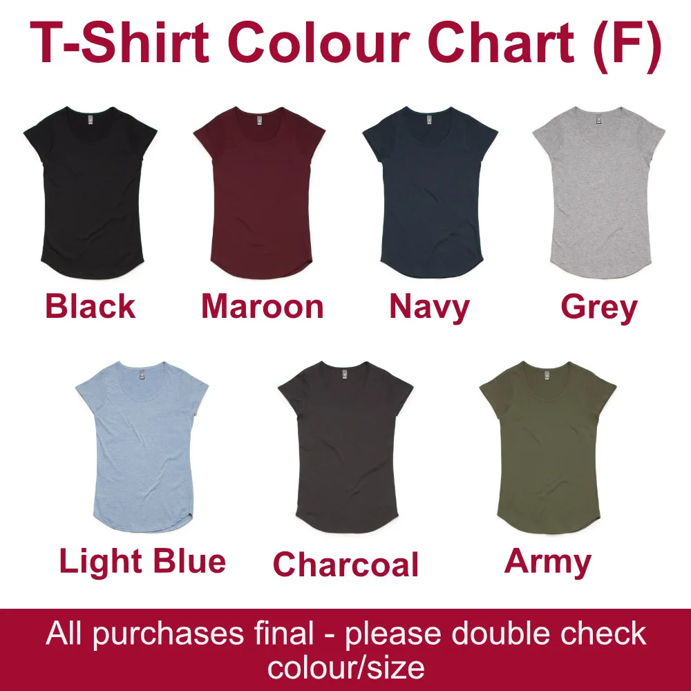 Shirt Colour Chart - Ponasa