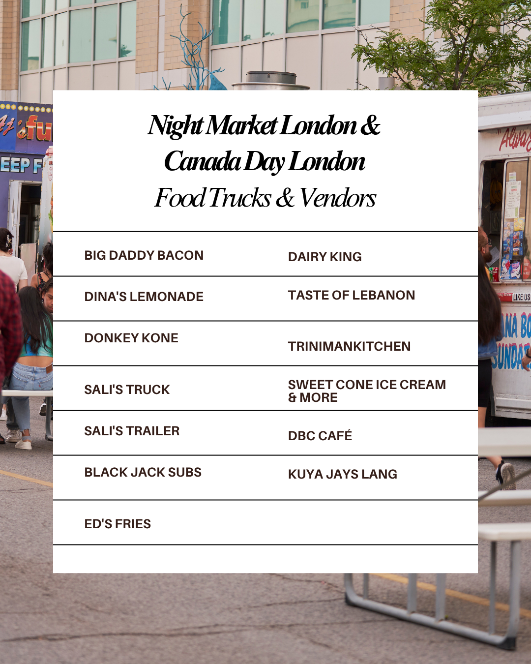 Night Market London — London Heritage Council