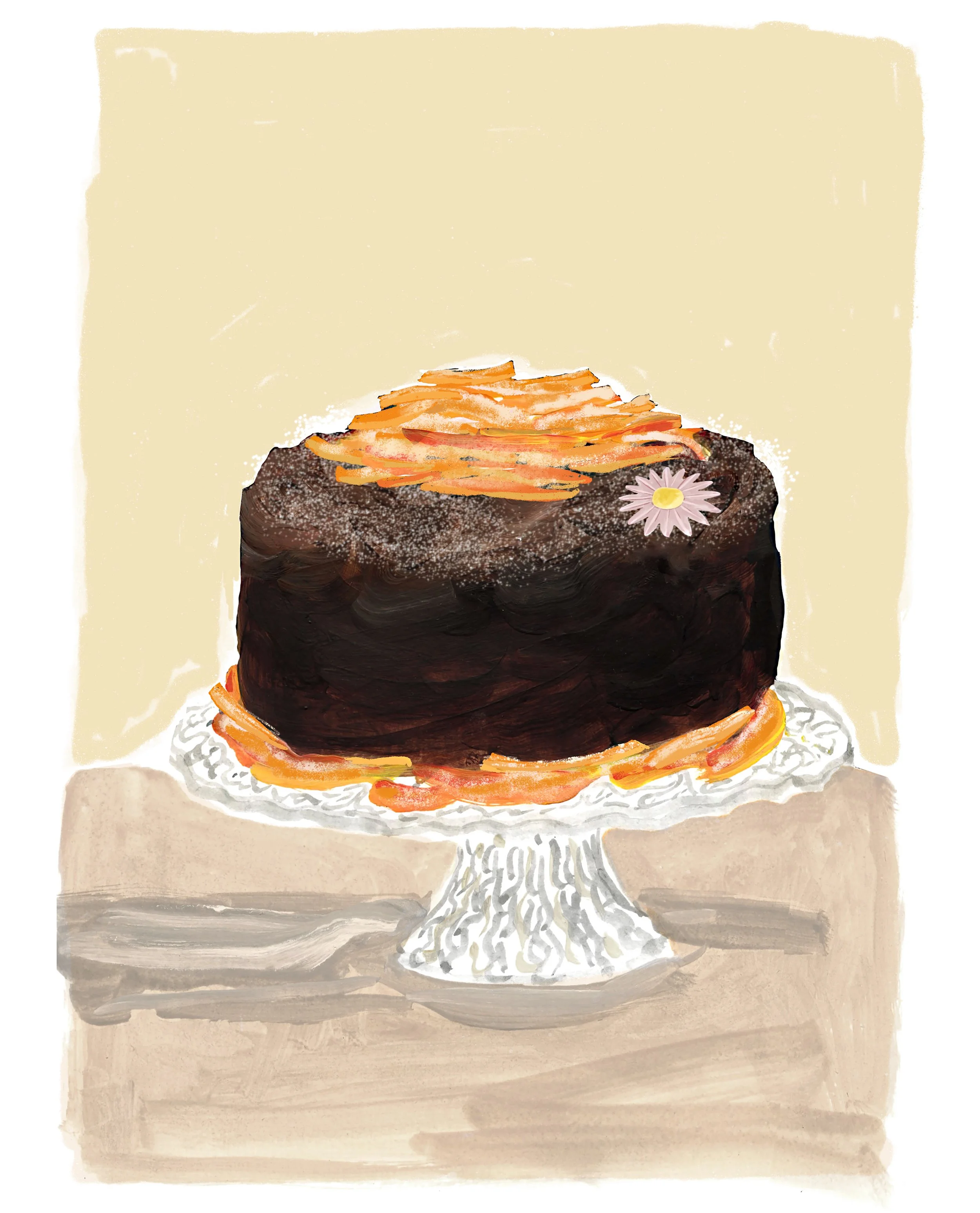 A Perfect Chocolate Orange Cake from Gateau: The Simplicity of French ...