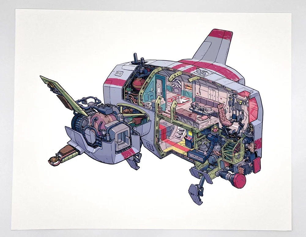 SEE-THROUGH CUTAWAY PRINTS — MRJAKEPARKER.COM