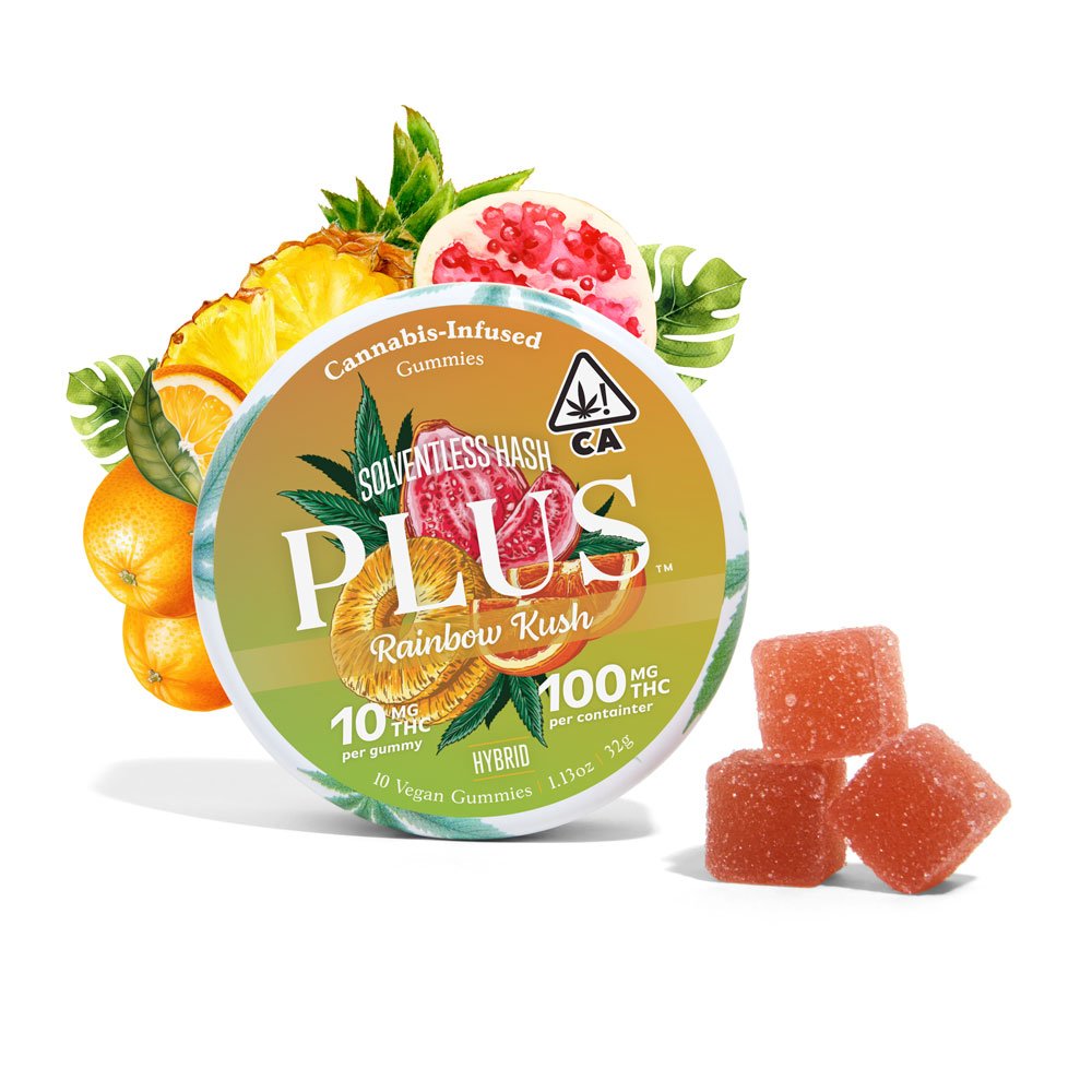 PLUS Solventless Hash Gummies - PLUS Products