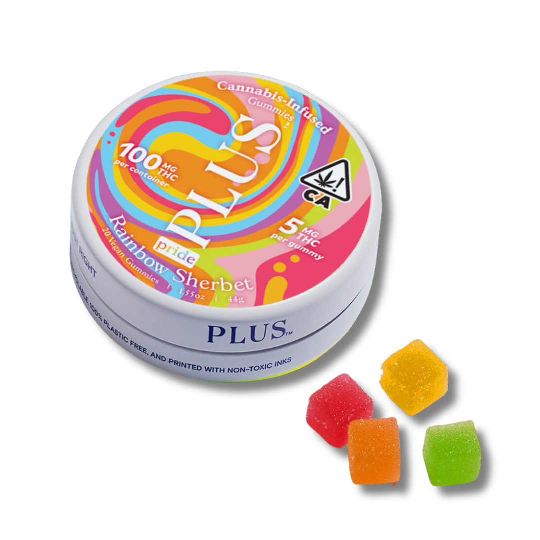 Best-Selling Cannabis Infused THC-Gummies - PLUS Products