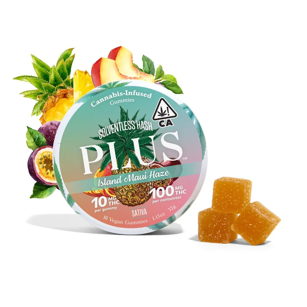 PLUS Solventless Hash Gummies - PLUS Products