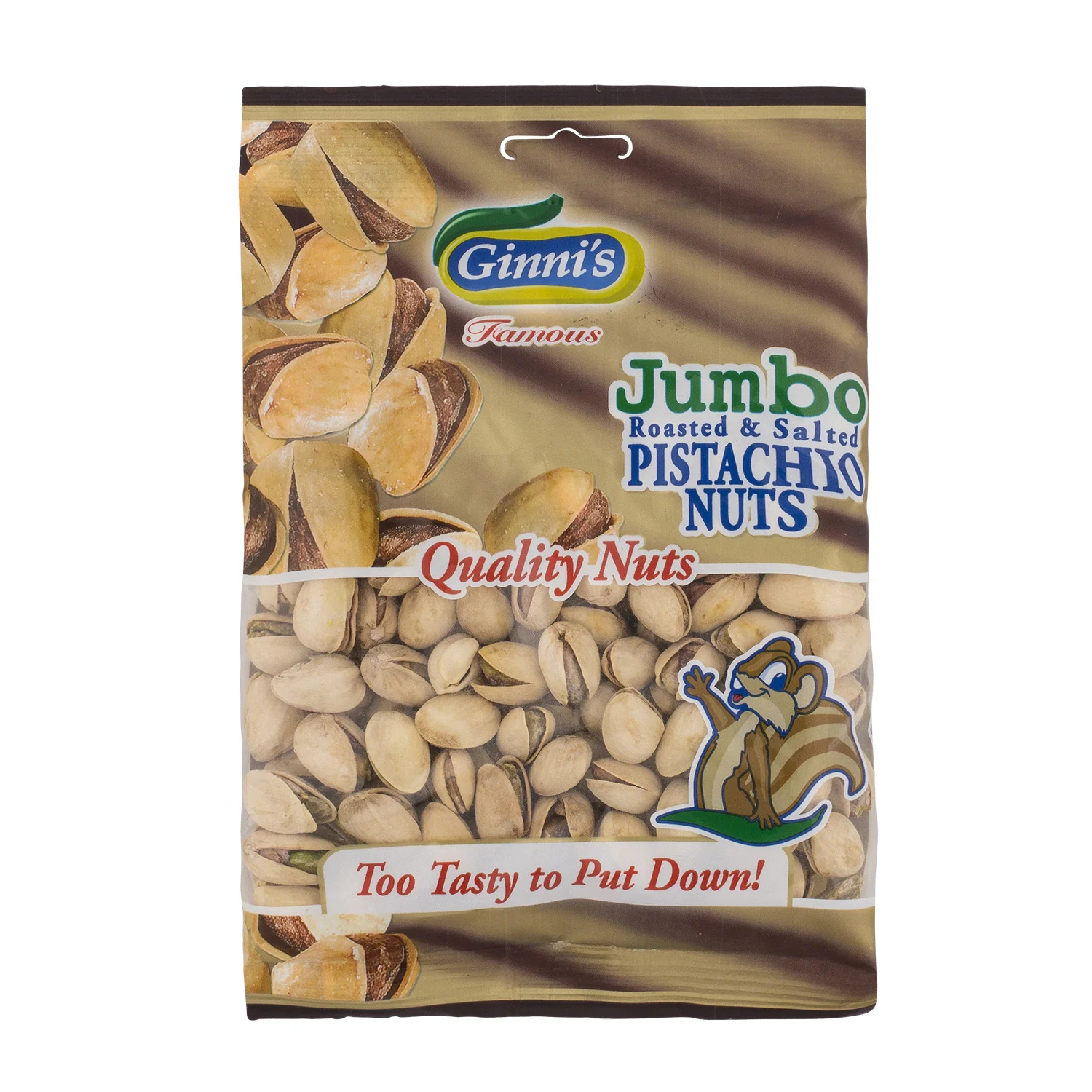 Jumbo Roasted & Salted Pistachio Nuts (10 X 150g) | Ginni's Nuts ...