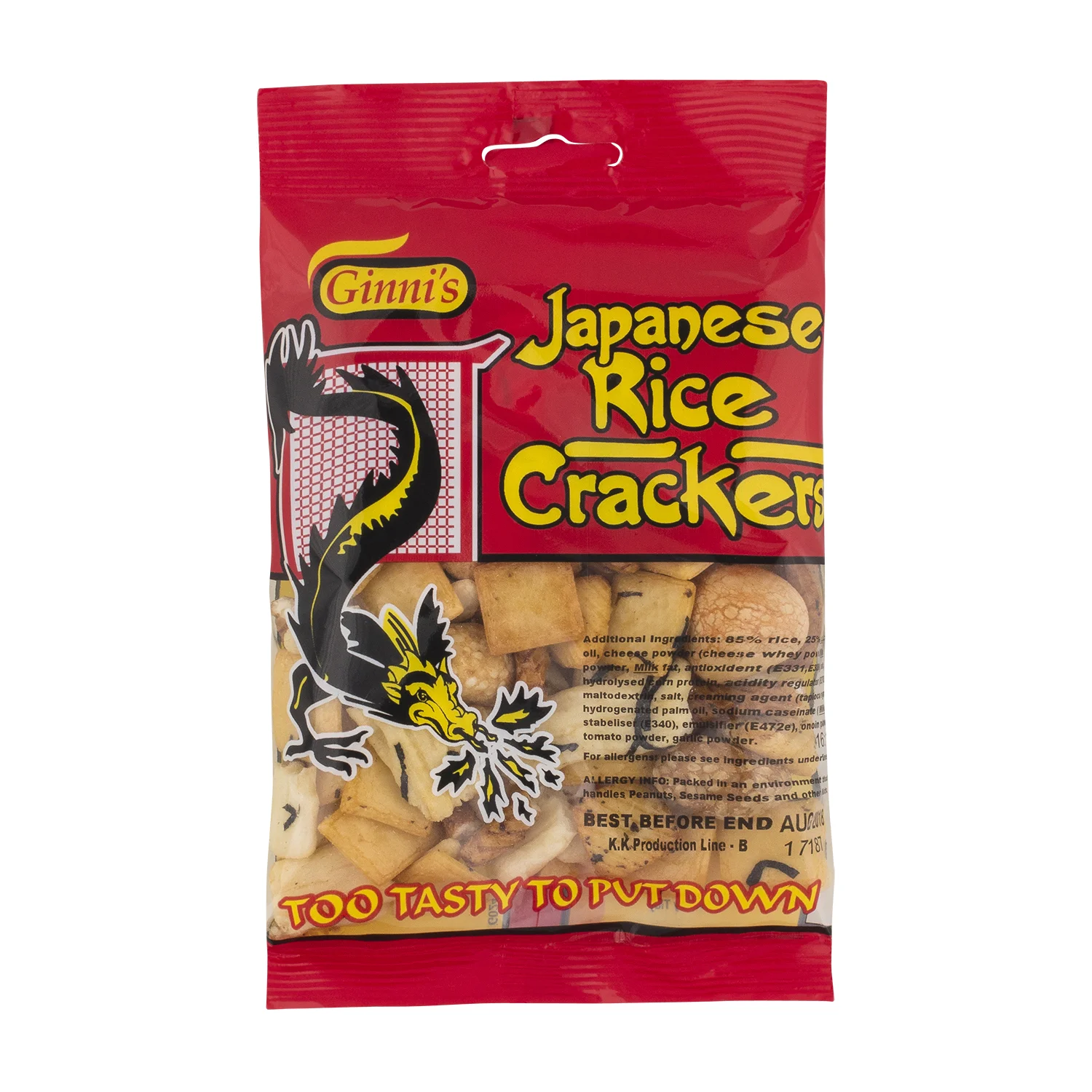 Japanese Rice Crackers | Ginni's Nuts, Snacks and Sweets