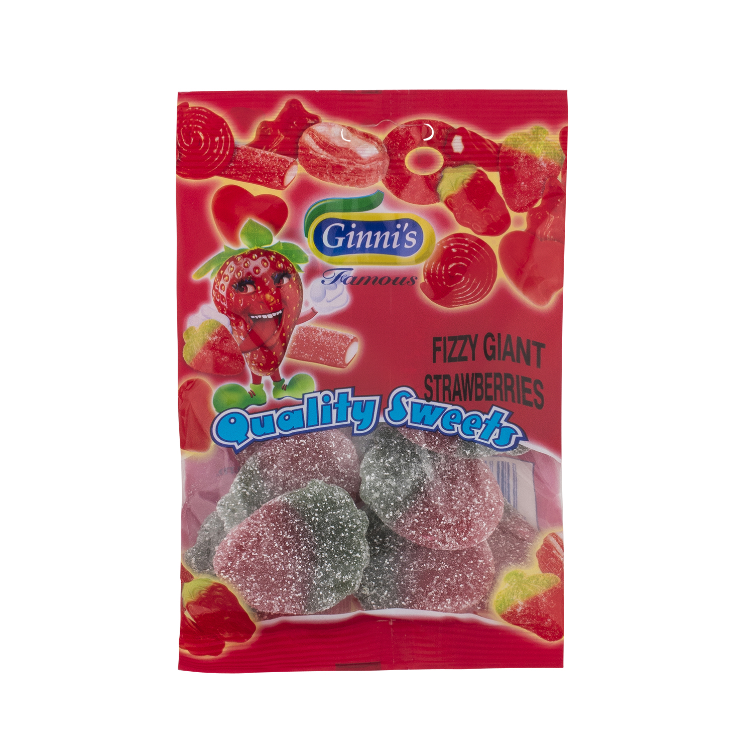 Strawberry Fizzy Cable | Ginni's Nuts, Snacks and Sweets