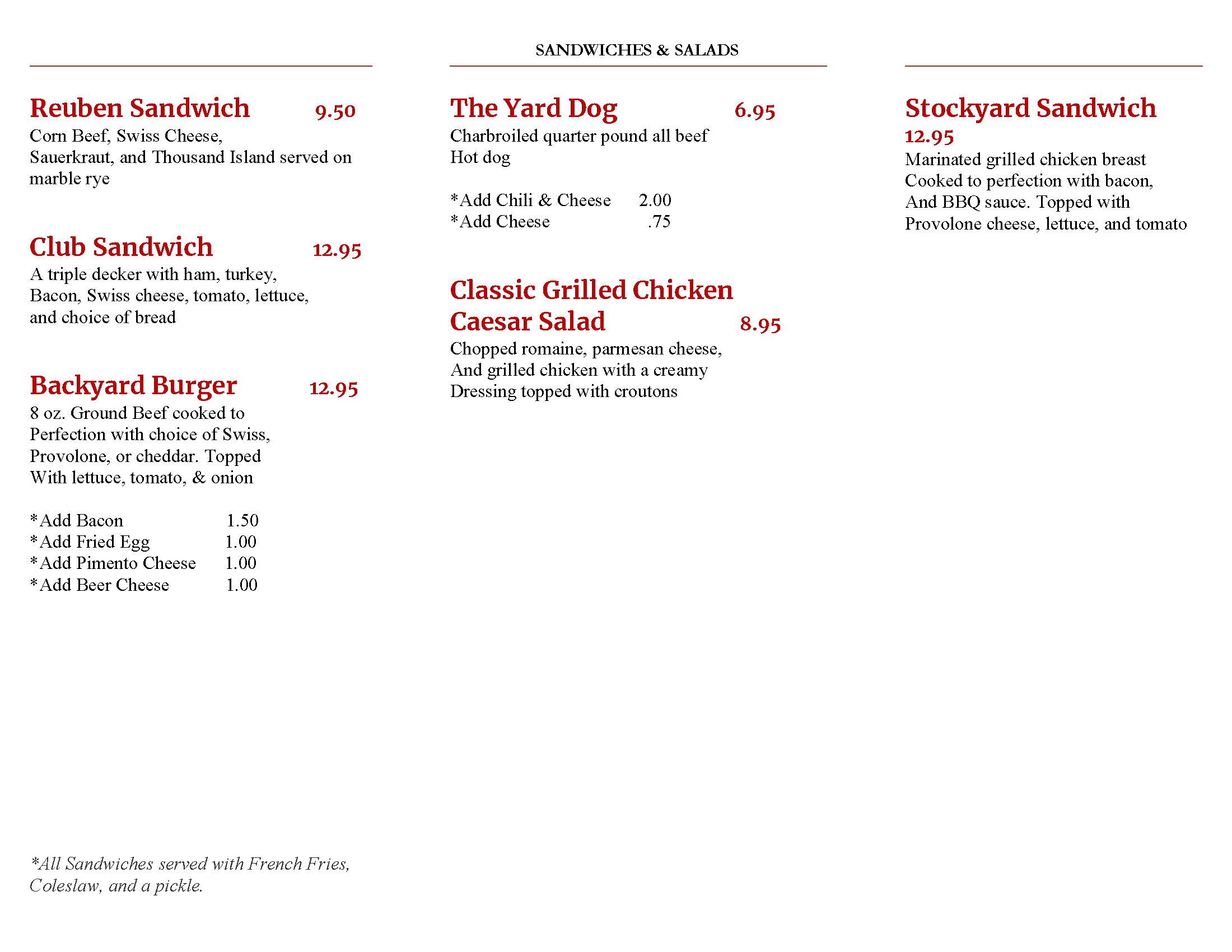 The Barn Door Grill — Blue Grass Stockyards Regional Marketplace