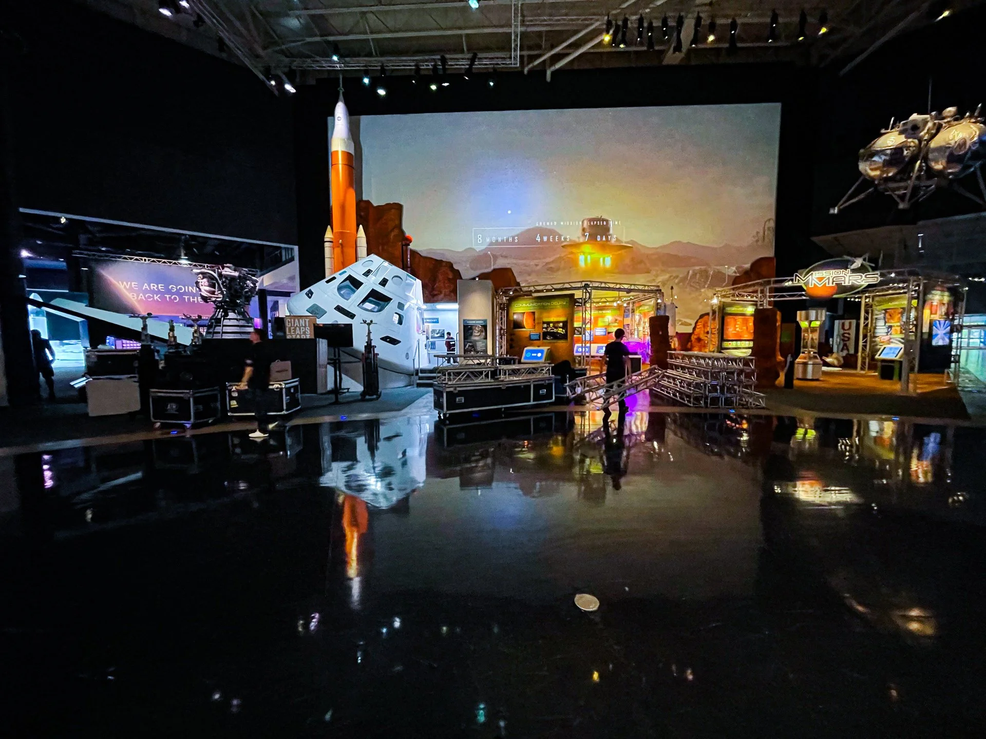Video Wall Rental at NASA Johnson Space Center — Event Lighting, Sound ...