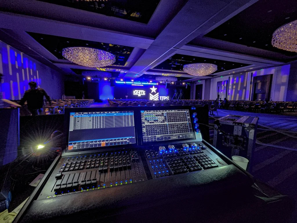 Corporate Event Production at Marriott Marquis Houston — Event Lighting ...