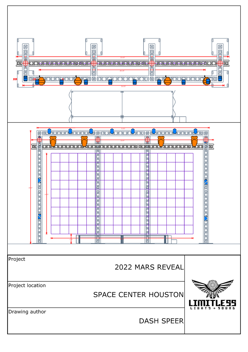 Video Wall Rental at NASA Johnson Space Center — Event Lighting, Sound ...