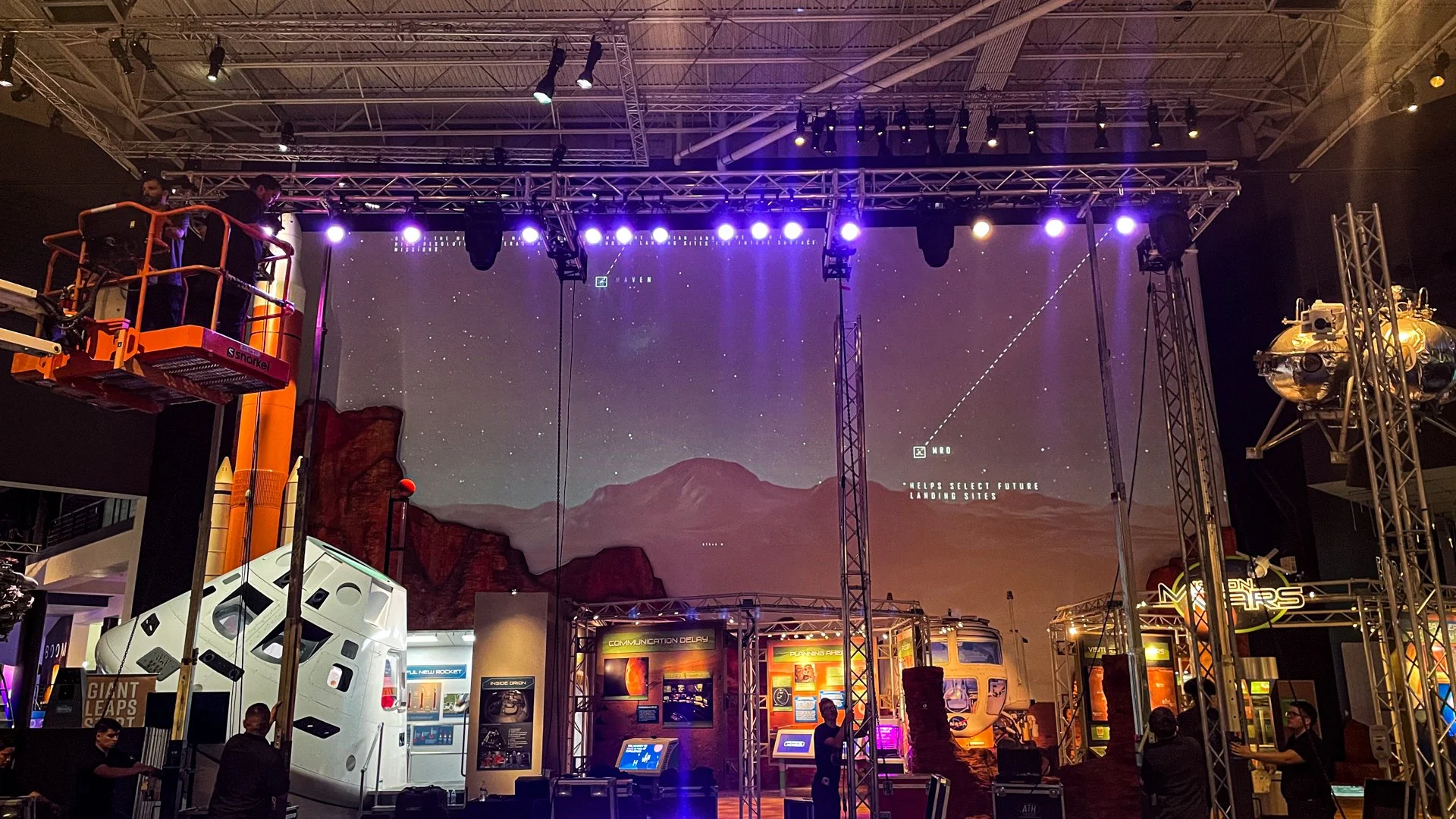 Video Wall Rental at NASA Johnson Space Center — Event Lighting, Sound ...