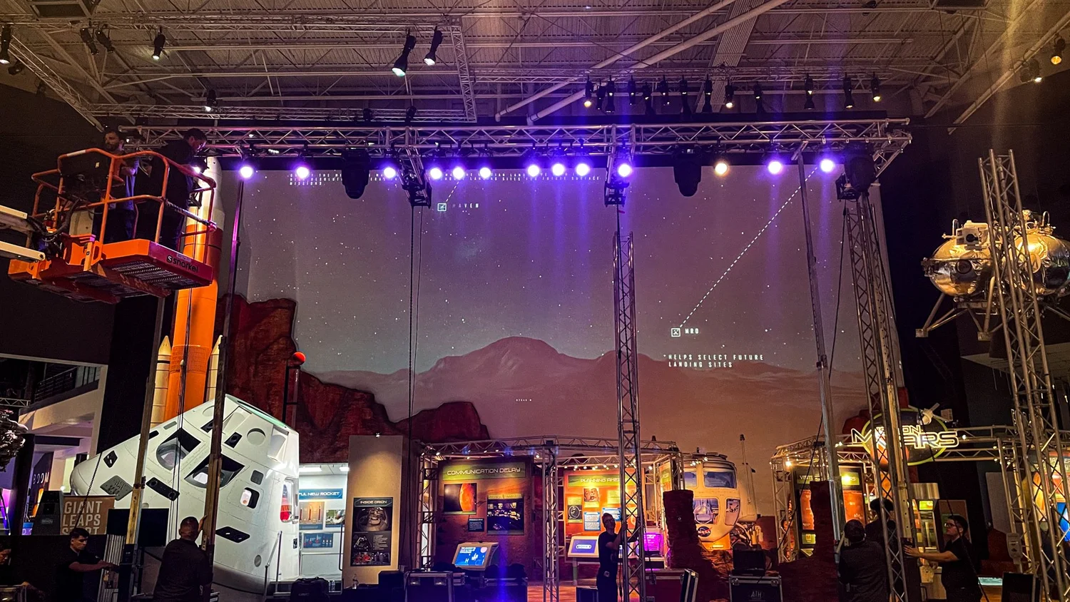 Video Wall Rental at NASA Johnson Space Center — Event Lighting, Sound ...