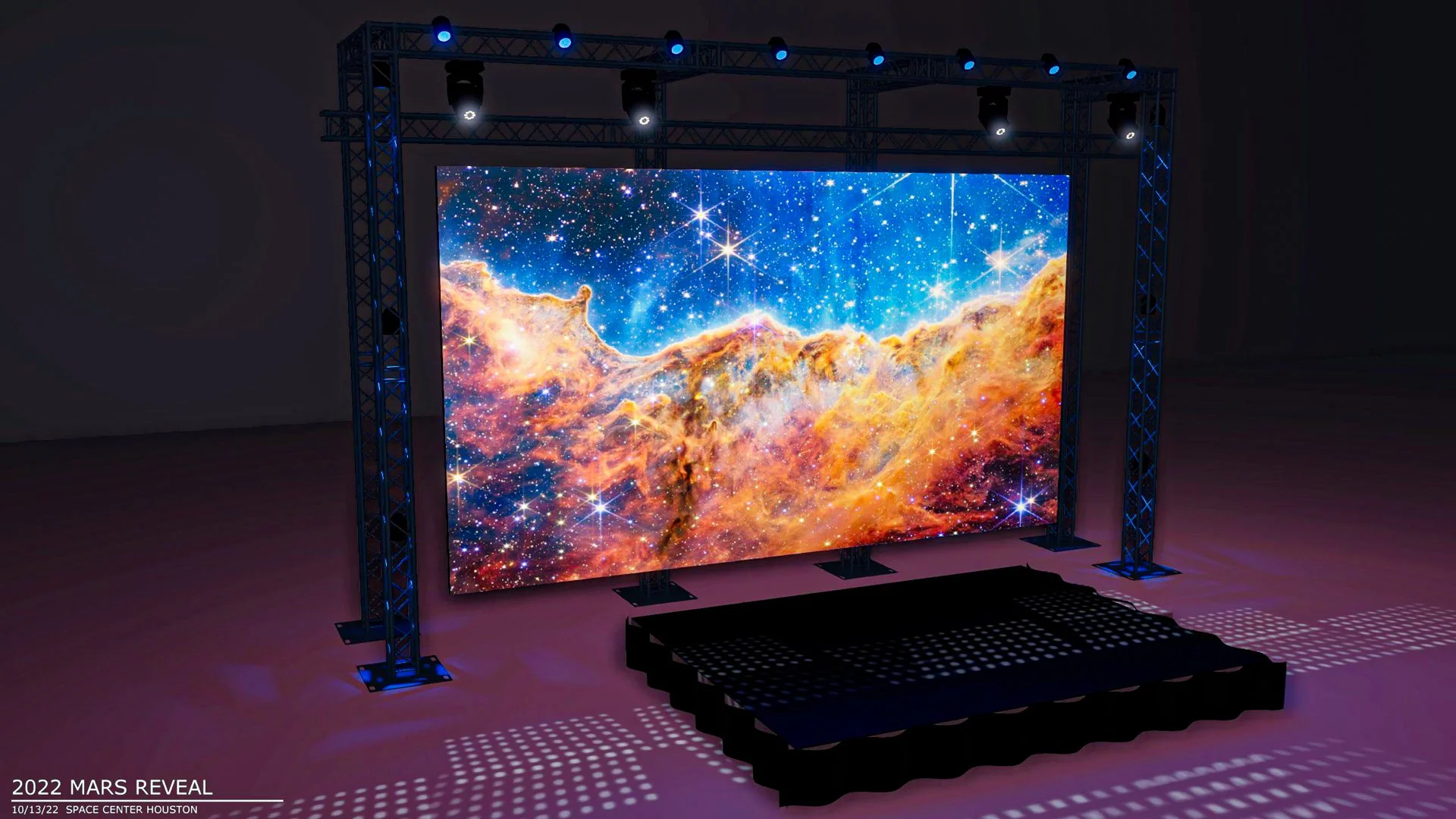 Video Wall Rental at NASA Johnson Space Center — Event Lighting, Sound ...