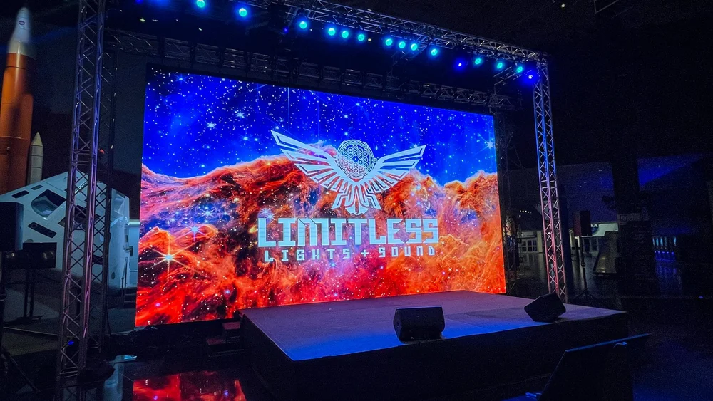 Video Wall Rental at NASA Johnson Space Center — Event Lighting, Sound ...