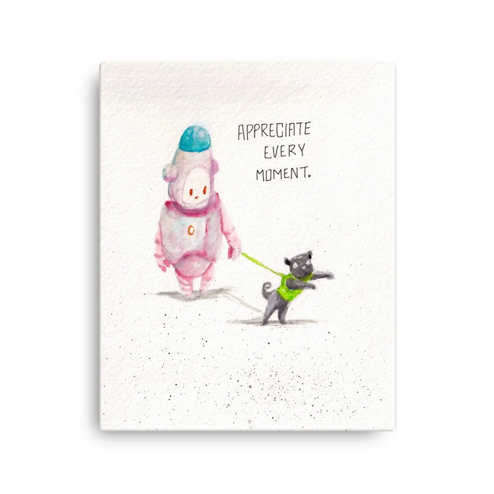 Astronaut Watercolor Illustration — The Art of Craig Snodgrass