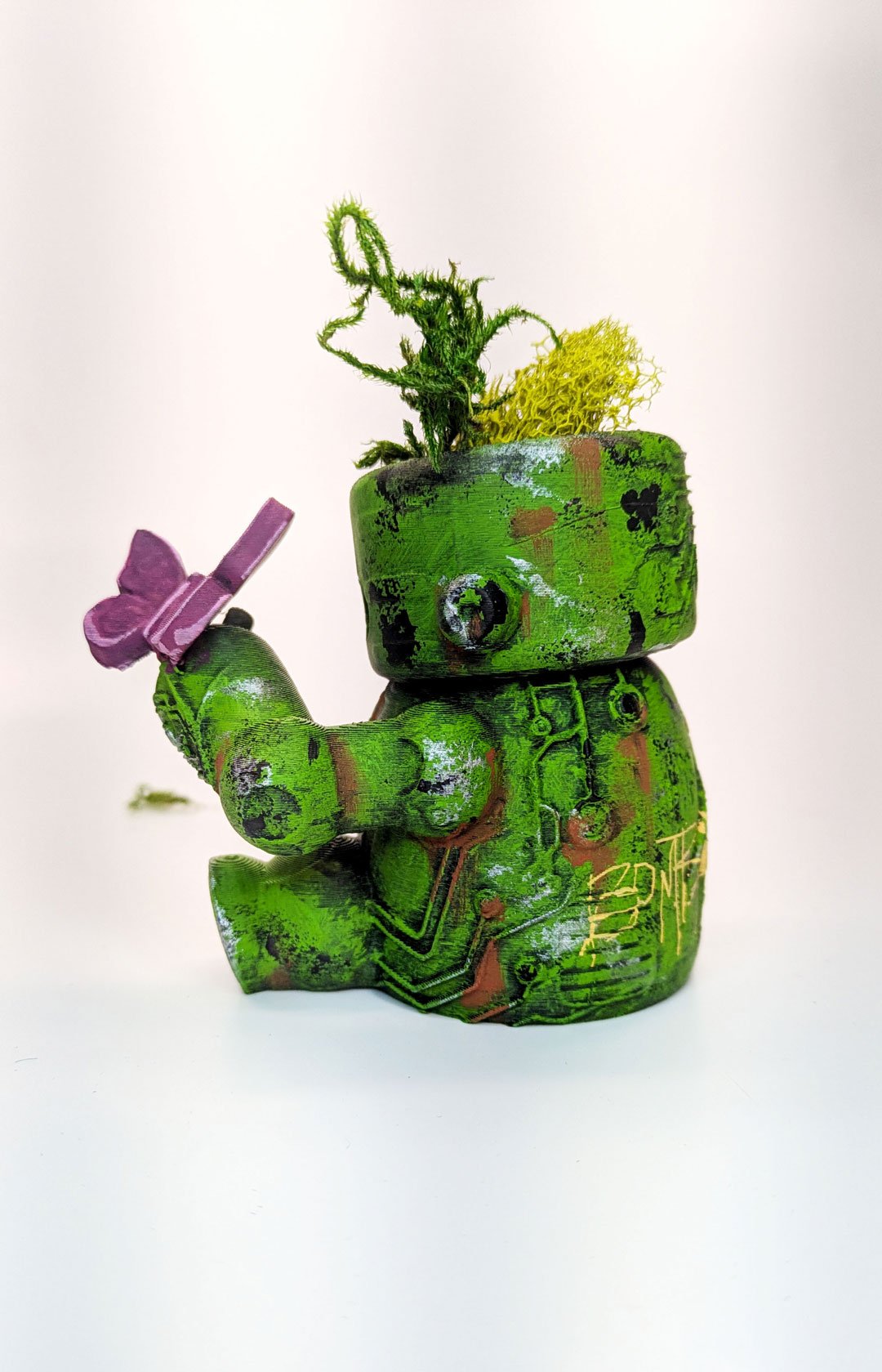 Bot Pot - Cute Robot Character Plant Pot - Version 1 — The Art of Craig ...