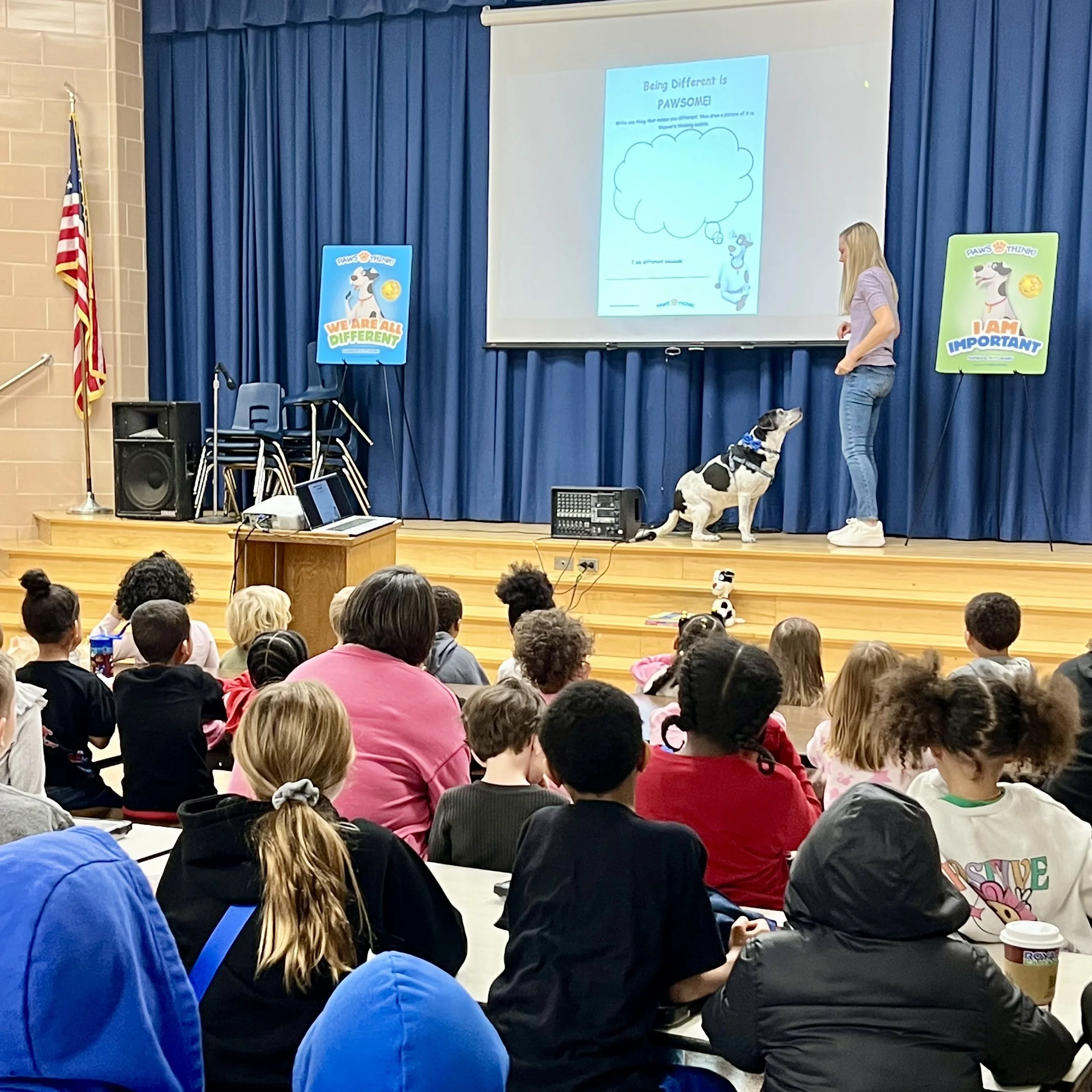 School Visits ('24 - '25 school year) — PAWS and THINK!®