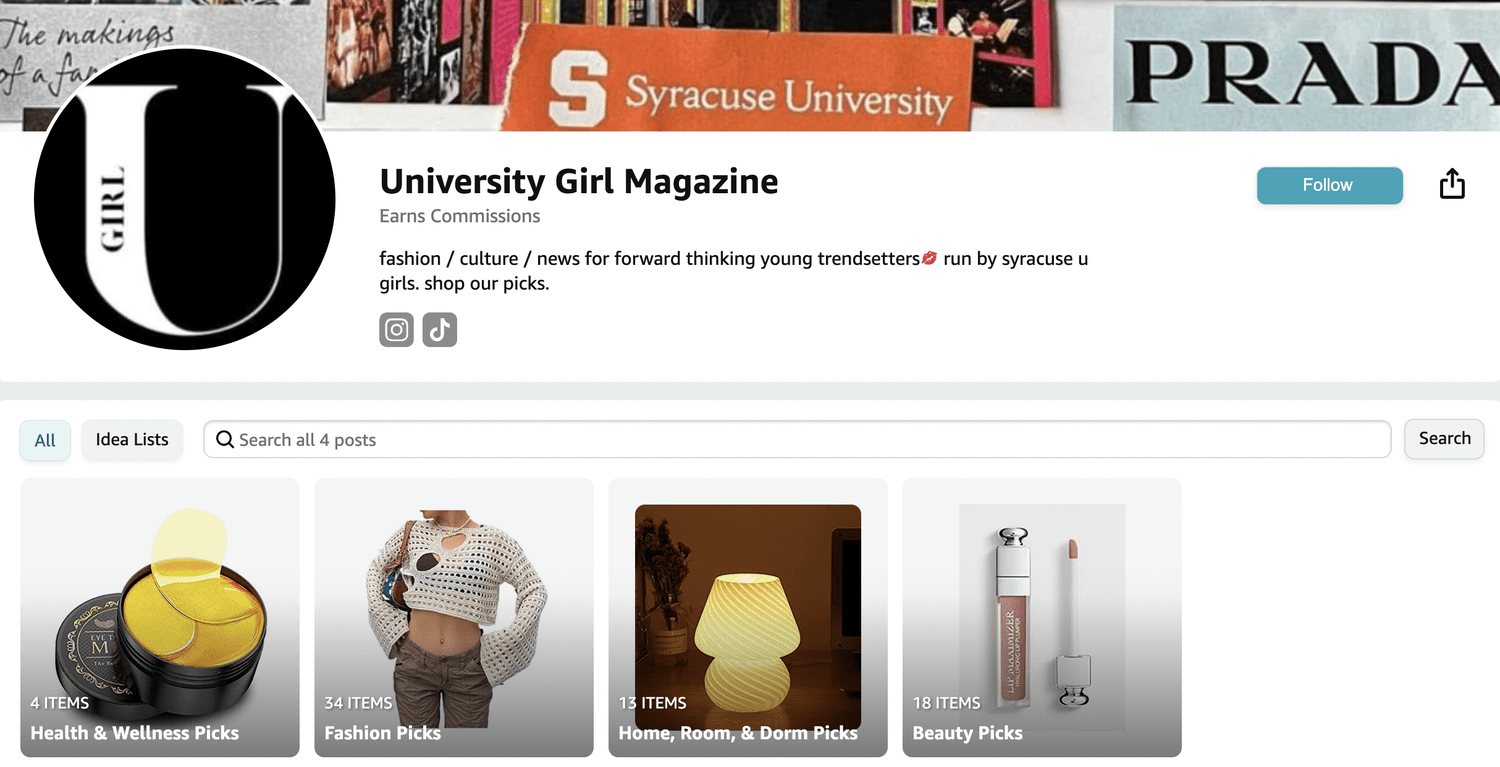 Just Launched: The Official University Girl Amazon Storefront ...