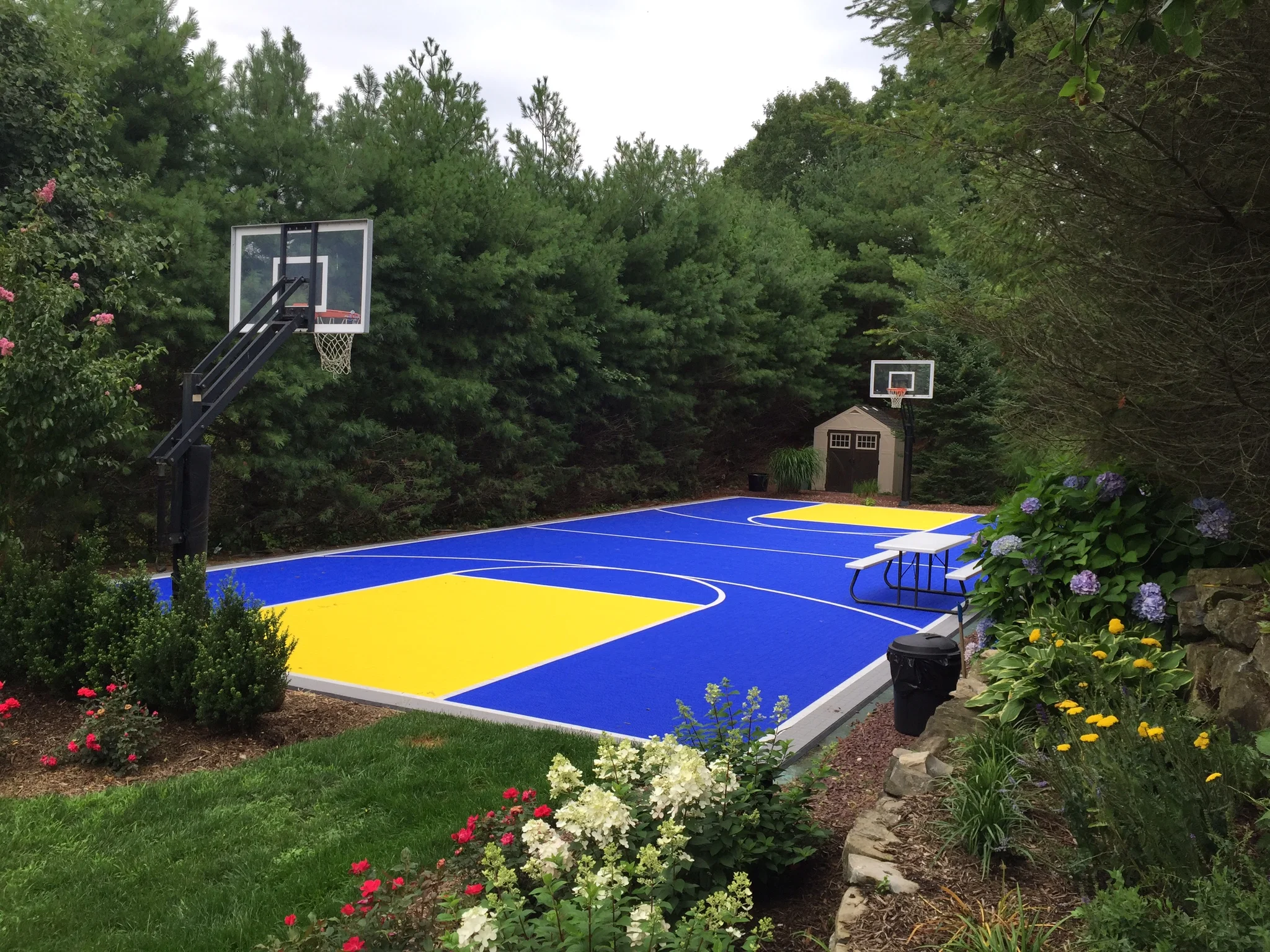 Setauket, NY Welcome Court Project with Basketball Court & Landscape ...