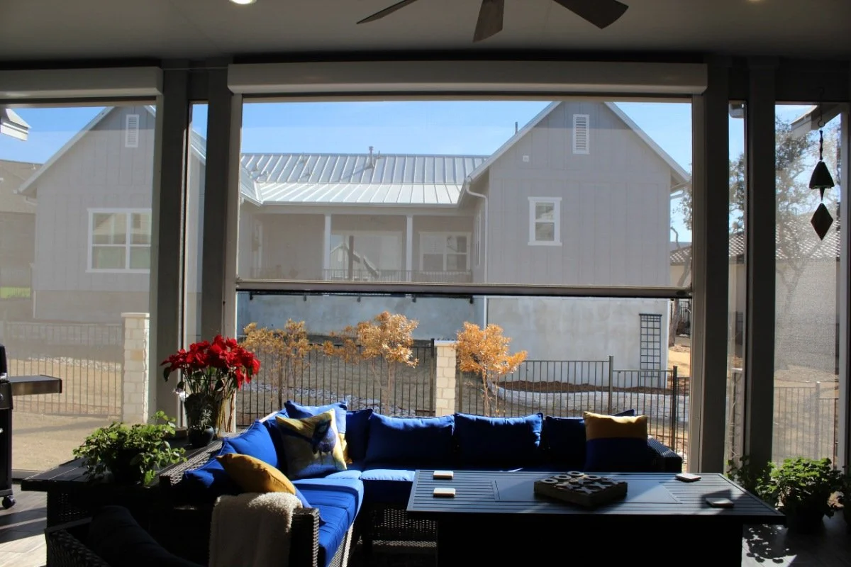 Motorized and Retractable Screens in Long Island, NY — Gary Duff Designs