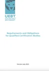 Certification body requirements — UEBT