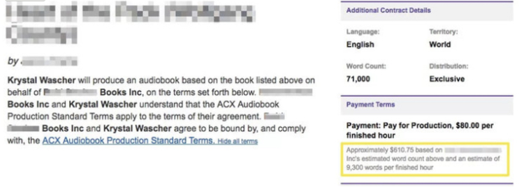 How much can you make recording audiobooks from home? — Krystal Wascher