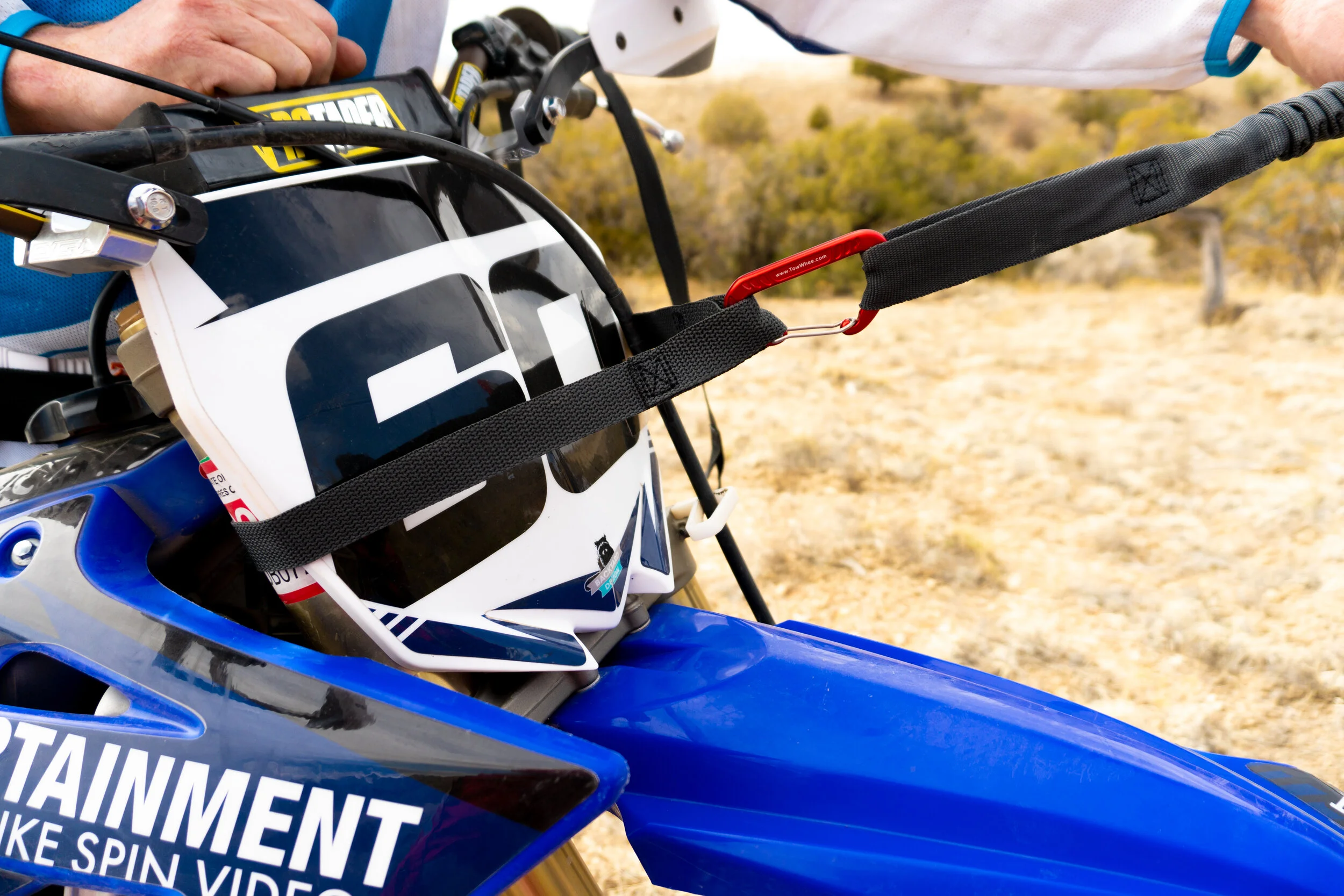 Universal Fork Strap W/Mini Carabiner — TowWhee - Bungee Tow Strap Bike ...