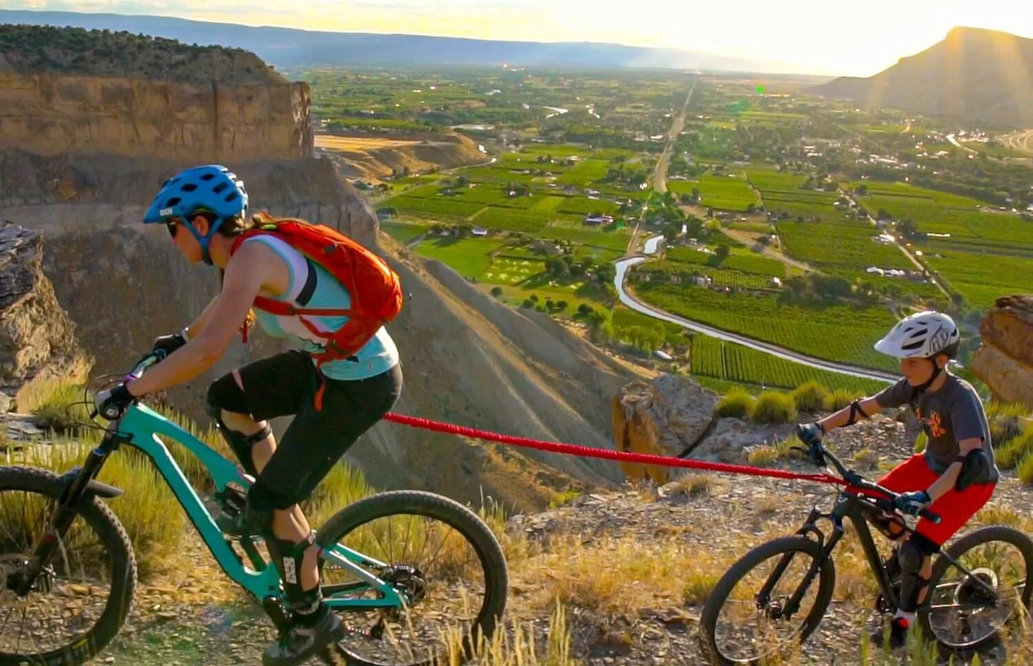 TowWhee - Bungee Tow Strap Bike Trailer and More!