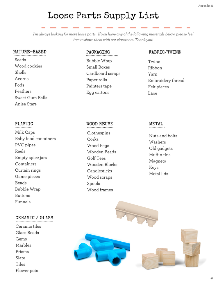 Loose Parts in Reggio-Inspired Classrooms: A Beginner’s Guide — Reggio ...