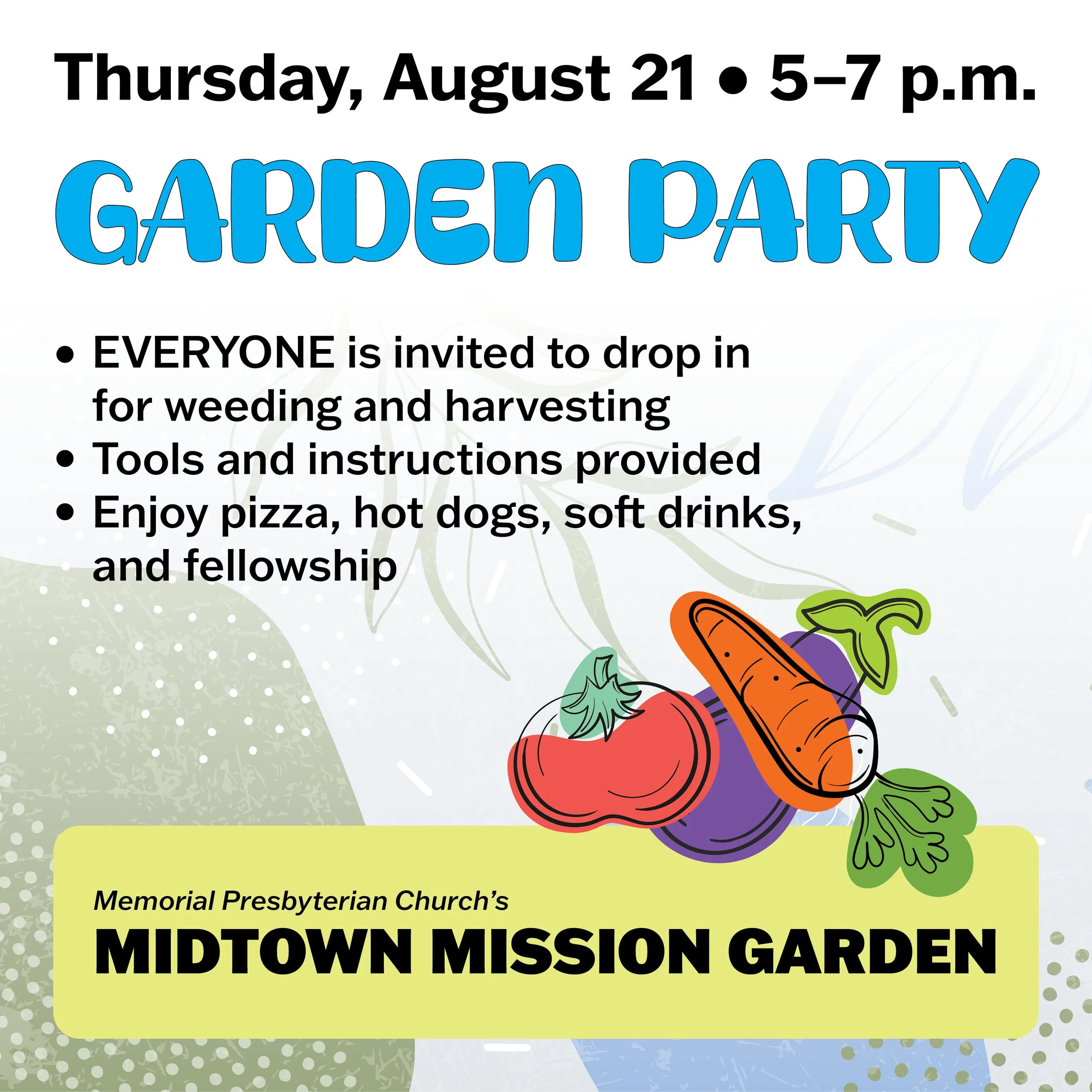 Upcoming MPC Events — Memorial Presbyterian Church