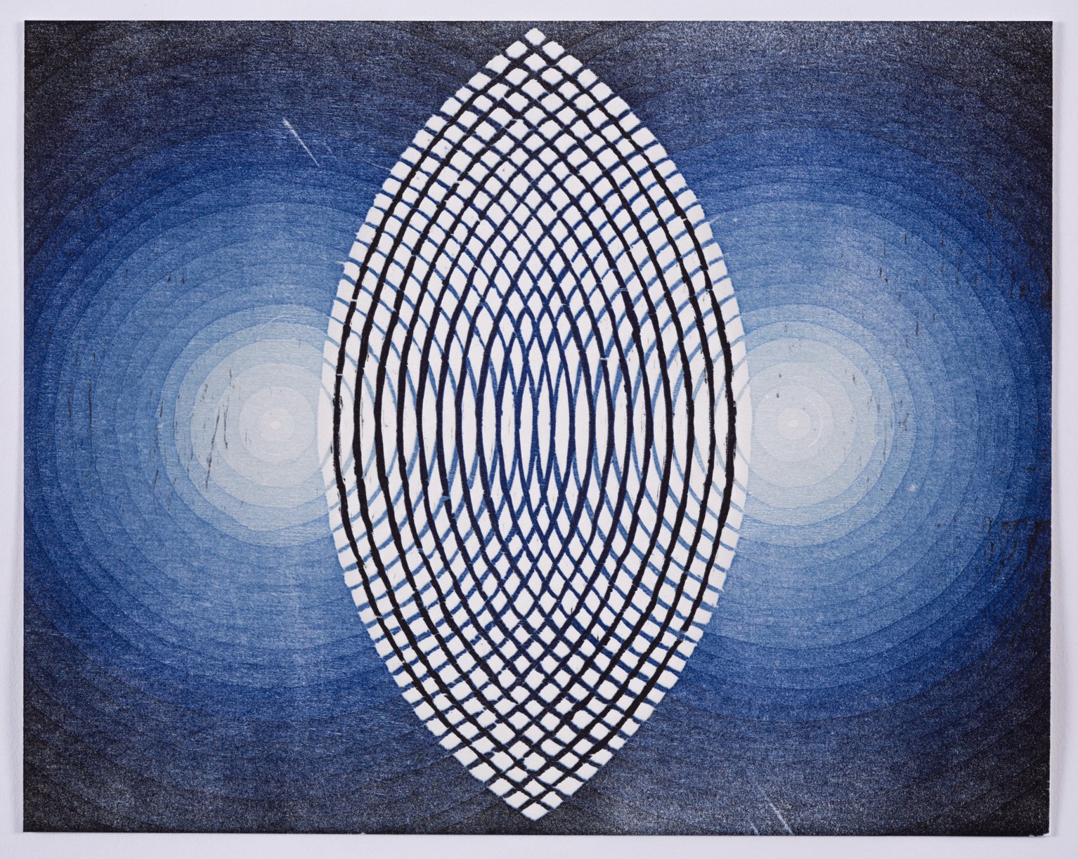 Counterpoise - woodcut by Amber Heaton — Overpass Projects