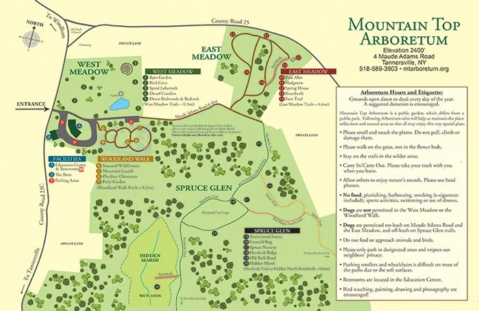 Map & Self-Guided Tour — Mountain Top Arboretum