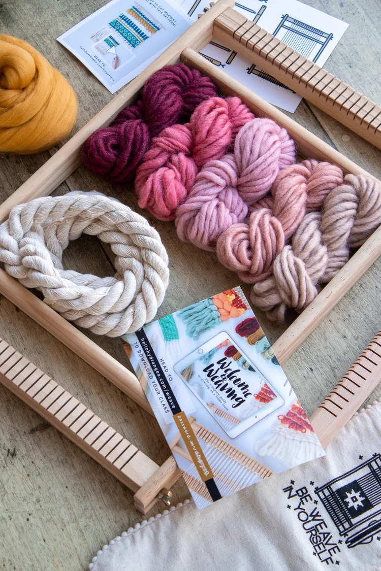 Tiles: Weave by Number. Frame Weaving Kit. Supplies + Instructions ...