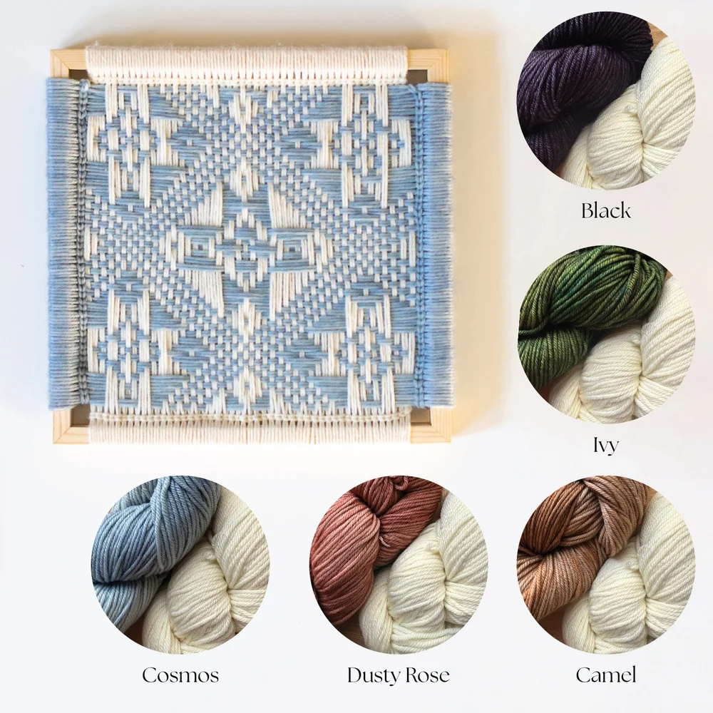 Tiles: Weave by Number. Frame Weaving Kit. Supplies + Instructions ...