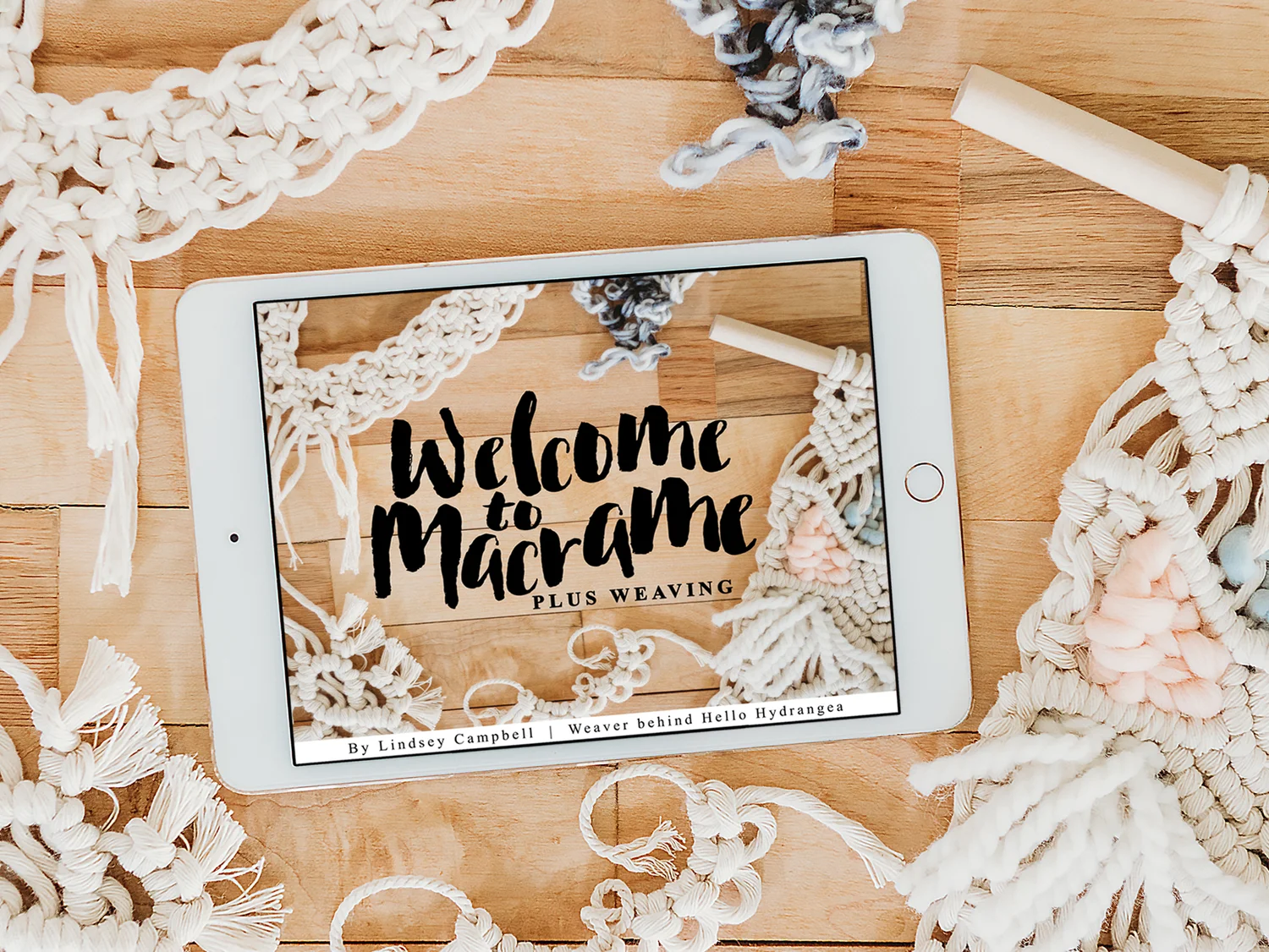 Macrame Weaving Online Video Class — Hello Hydrangea