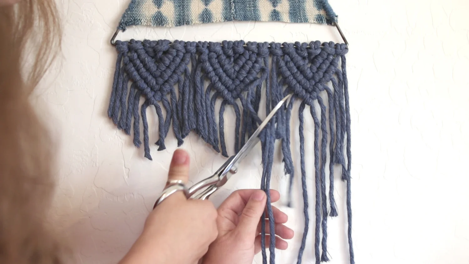 Fabric Macrame Wall Hanging — Hello Hydrangea